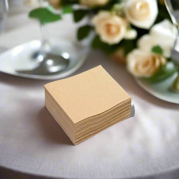 Caprice 2-Ply Kraft Quilted Cocktail Napkins Melbourne | Caprice ...