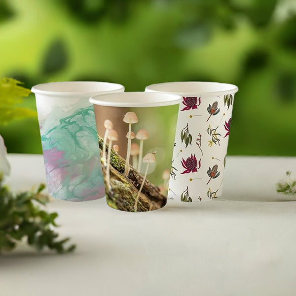 350ml / 12oz Art Series Single Wall BioCup - Packware
