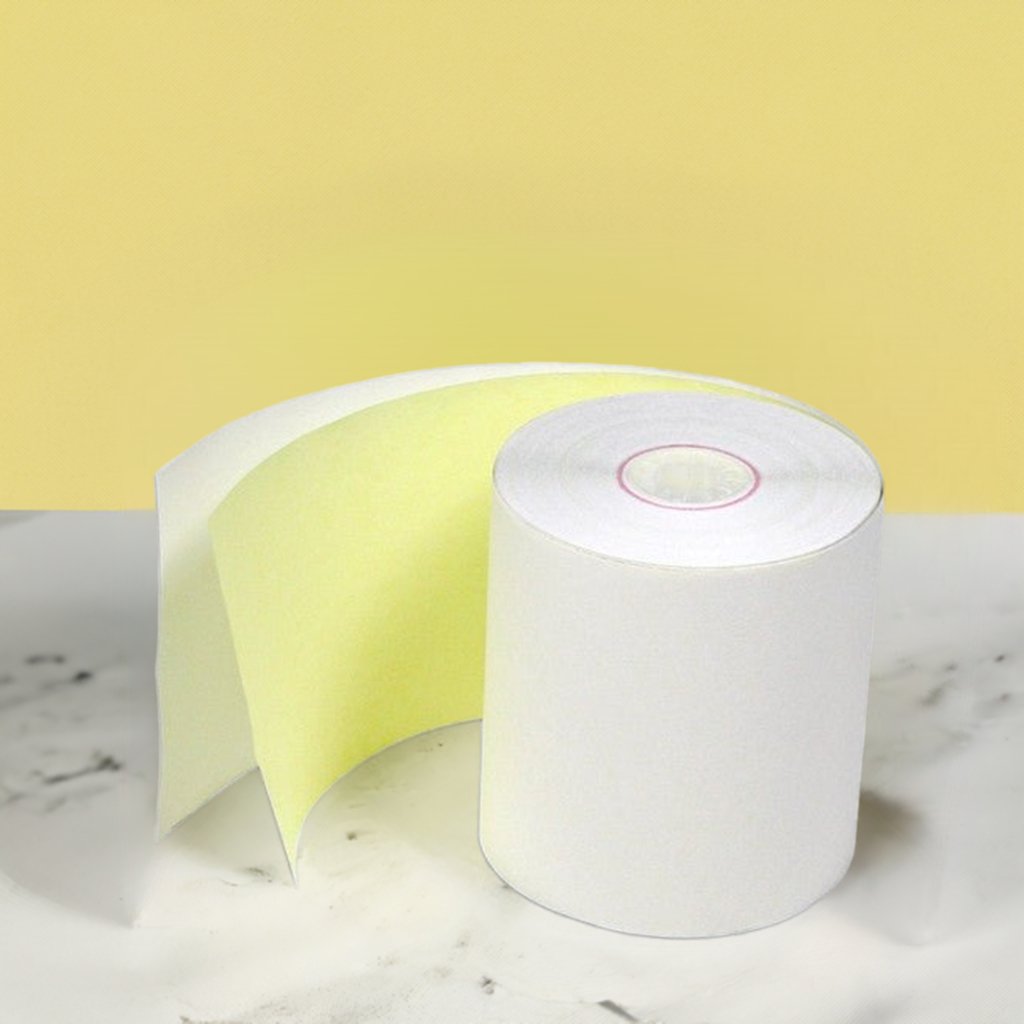 76 x 76 2 PLY Bond Paper Rolls 11.5 mm Core - Packware