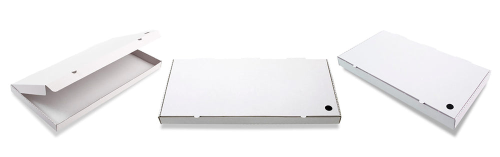 Big Foot-Rectangular Pizza Box White - Packware