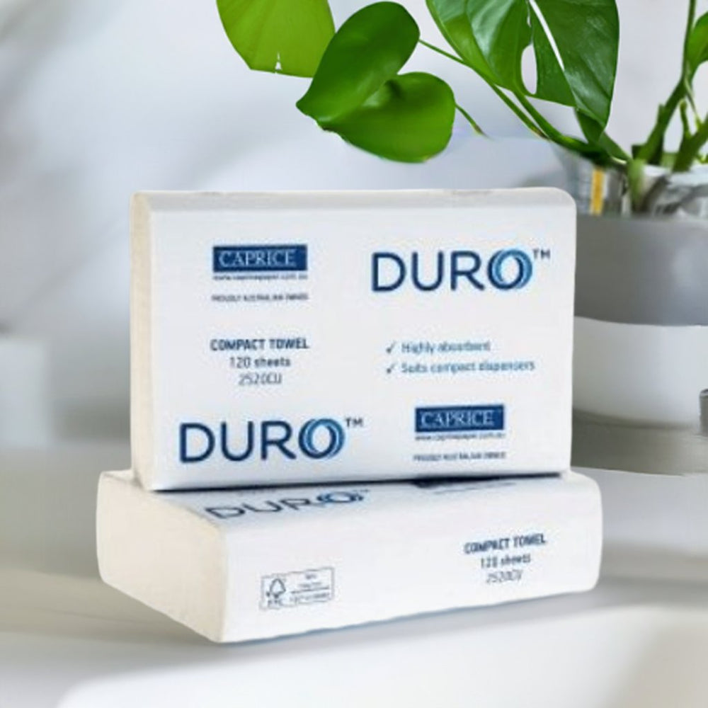 Caprice Duro Compact Interleaved Hand Towel 29cm x 20cm 2520CU - Packware