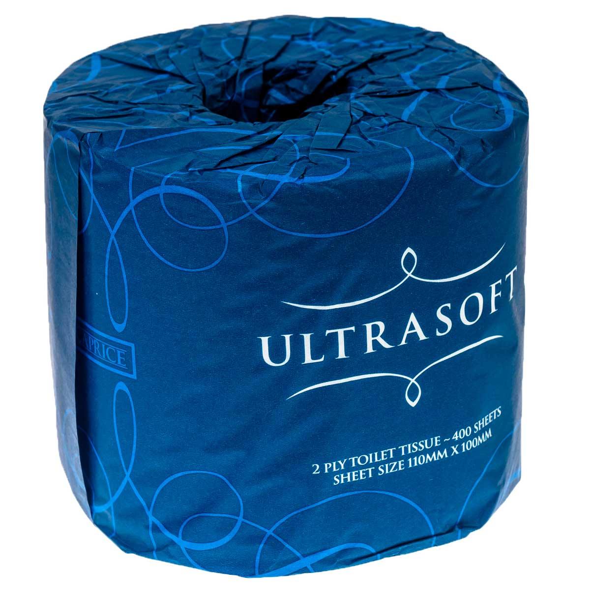 Caprice Ultrasoft 400-Sheet Toilet Paper Rolls - Packware
