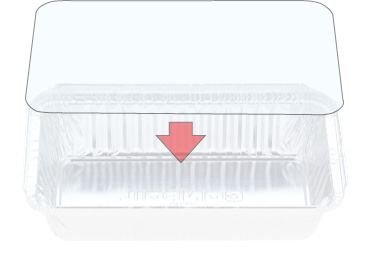 Clear PVC Lids for Containers 7119 and 7219 (500-Pack) - Packware