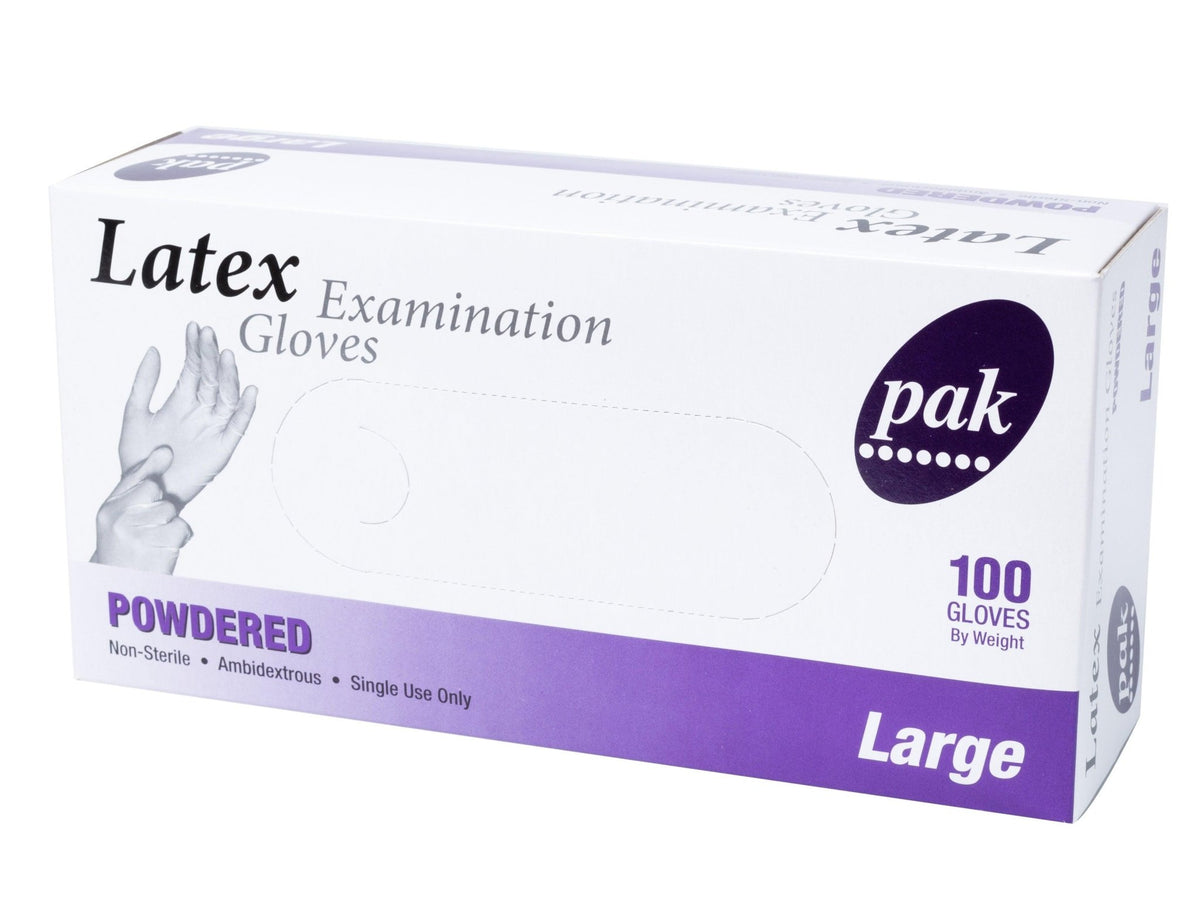 Gloves Latex Powdered Large Box Of 1000 - Packware