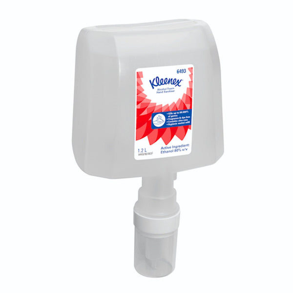 KLEENEX® Alcohol Foam Hand Sanitiser 1.2L (6493), Gentle Skin Cleanser ...