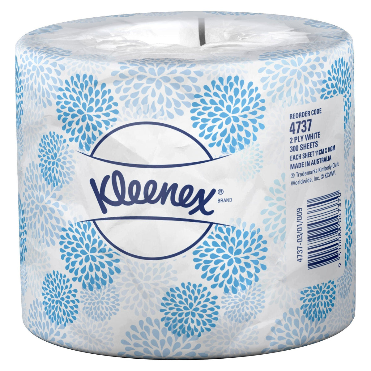 KLEENEX® Executive Toilet Tissue (4737), 2 Ply, 48 Rolls / Case, 300 Sheets / Roll (14,400 ...