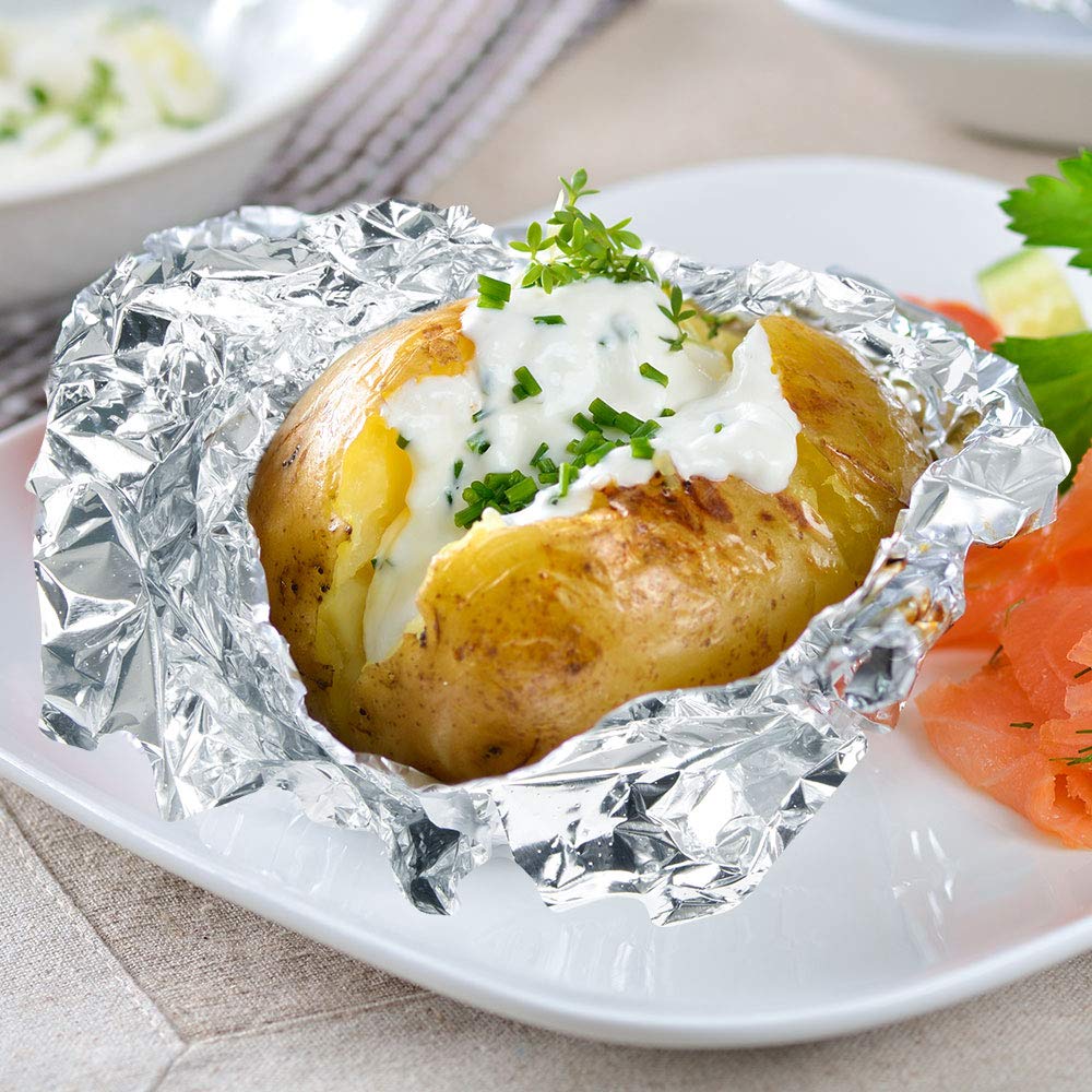 Large Easy Pick Aluminium Foil Sheet – 305 x 273mm | Pack of 500 | Oven ...