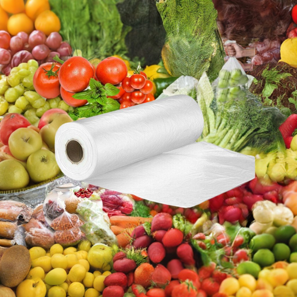 Produce Rolls 450mm x 250 x 150mm, - 6 rolls per box- 300 Bags Per Roll ...
