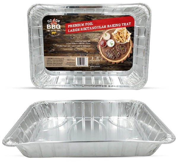 Rectangle Foil Roaster 460x340x70mm- 100 Per Carton - Packware