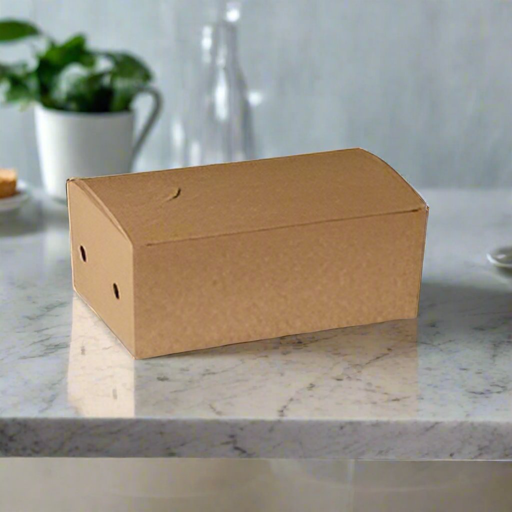 Snack Box Paper Box Small Brown Kraft-172mm x 104mm x 55 mm - Packware
