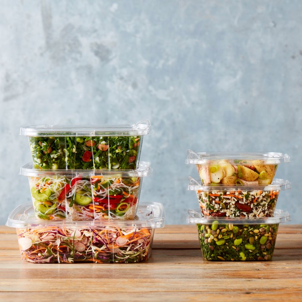 Buy 32oz/945ML Tamper Evident Plastic Containers – Rectangular in Melbourne | Leak-Proof Food ...