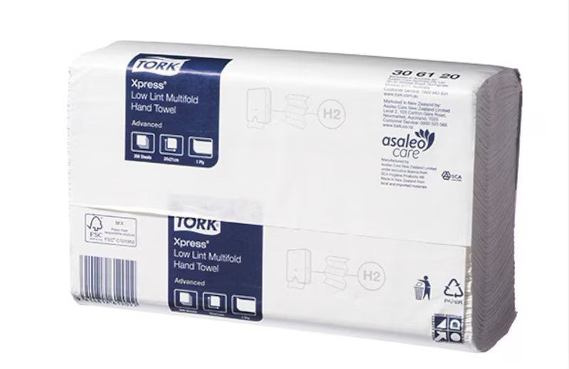 Tork Xpress Low Lint Multifold Hand Towel Slimline Advanced H2 – 209s x ...
